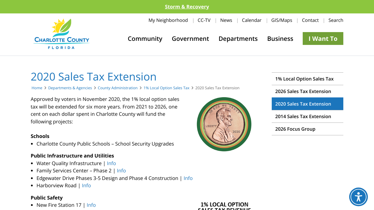 2020 Sales Tax Extension | Charlotte County, FL