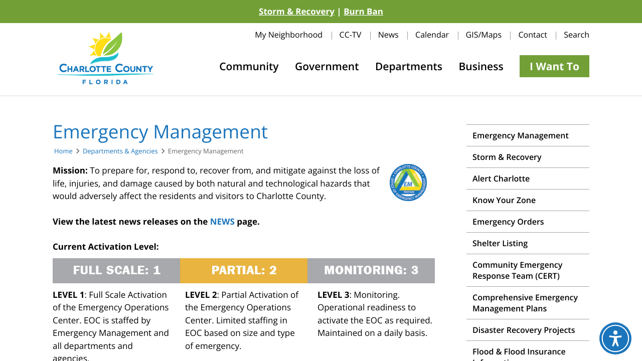 Emergency Management | Charlotte County, FL