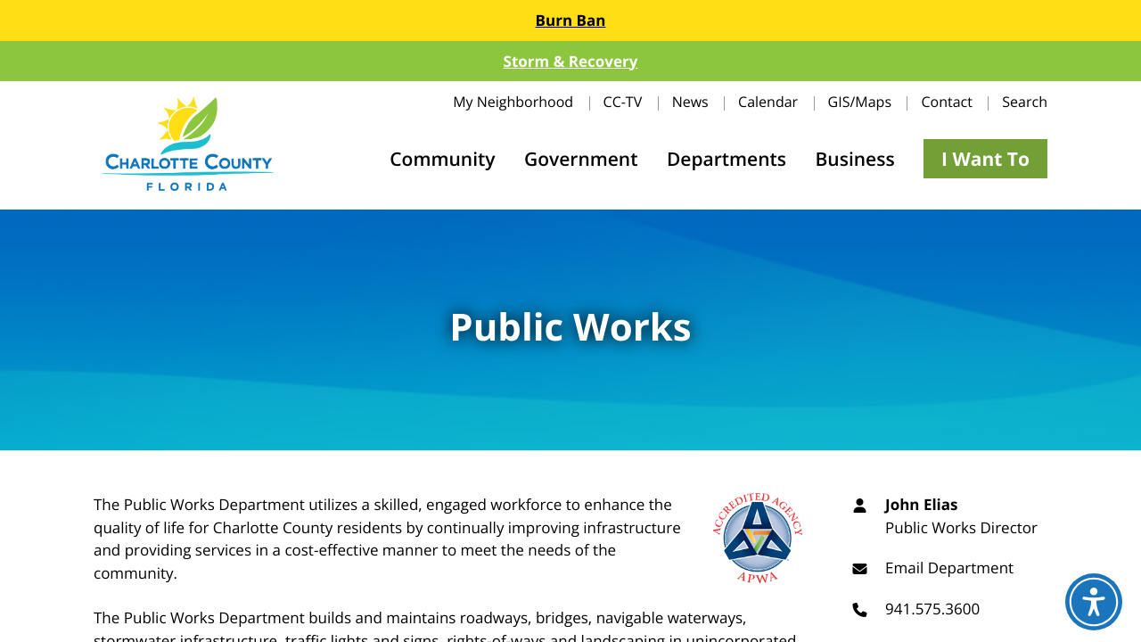 Public Works | Charlotte County, FL